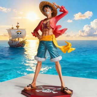 Bandai banpresto monkey d luffy one piece film red the grandline men ...