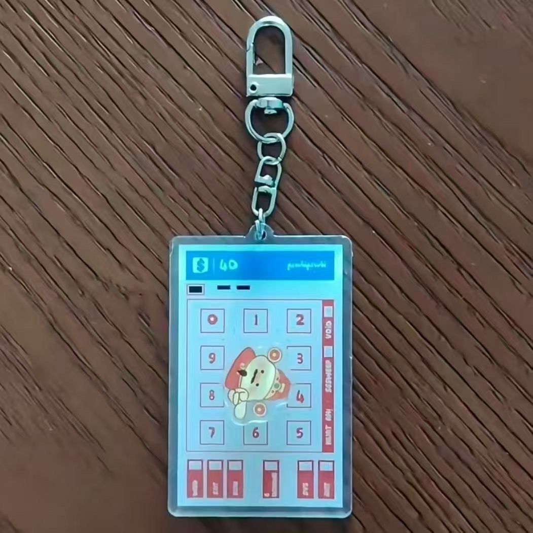 4D Lottery Spinning Lucky Draw Keychain, Hobbies & Toys, Toys & Games ...