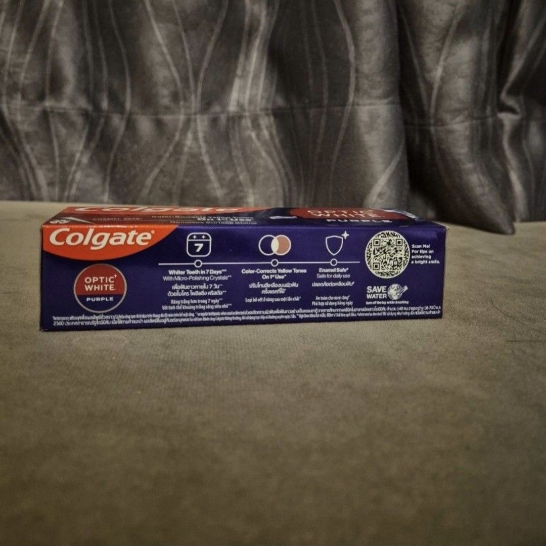 🆕️ Colgate Optic White Purple Toothpaste, Beauty & Personal Care, Oral Care on Carousell