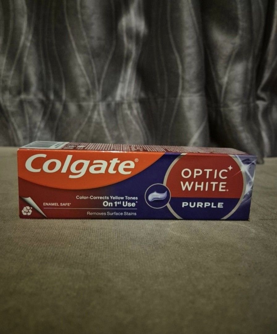 🆕️ Colgate Optic White Purple Toothpaste, Beauty & Personal Care, Oral Care on Carousell