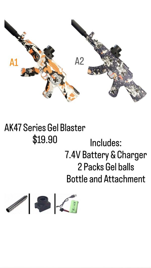Gel Blaster Toy Gun Wbb gun Gel gun Glow in dark Tracer Gel Beads toy ...