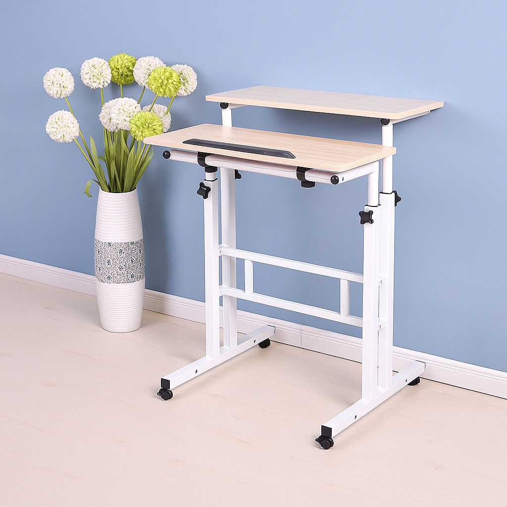 Adjustable Laptop Study Side Table | Multi Height Workstation Desk ...