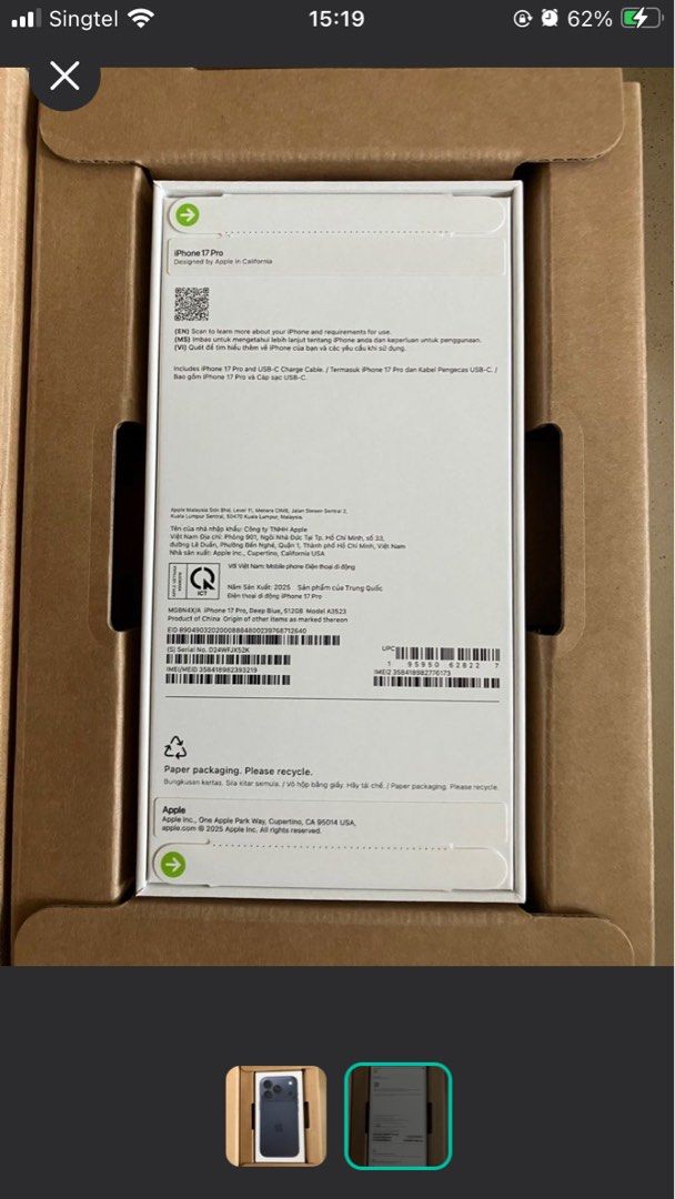 Apple iPhone 17 Pro - Deep Blue - New, Mobile Phones & Gadgets, Mobile ...