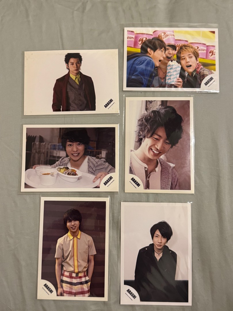 Arashi Johnny's Official Photo Cards, Hobbies & Toys, Memorabilia ...