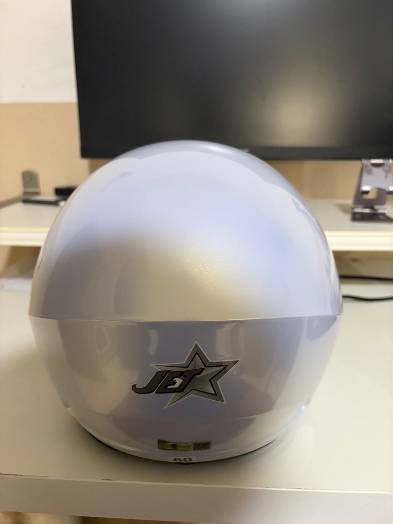 Arc Jetstar White Pearlescent helmet, Motorcycles, Motorcycle Apparel ...