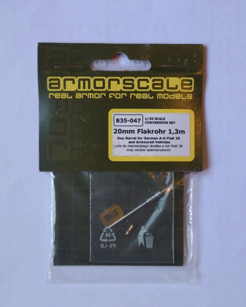 Armorscale 1/35 20mm Flakrohr 1,3m #B35-047, 興趣及遊戲, 玩具 & 遊戲類 - Carousell