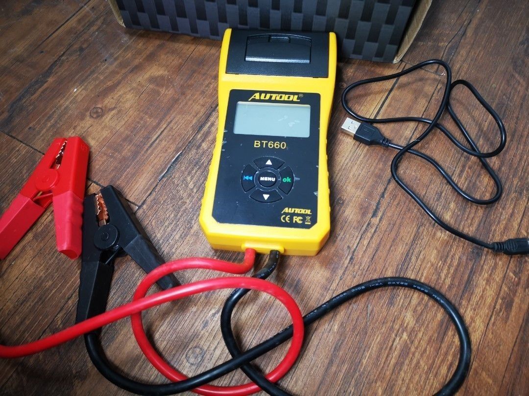 汽車電瓶檢測儀Autool BT-660 電池性應測試器 AUTOOL BT660 Car Battery Load Tester with ...