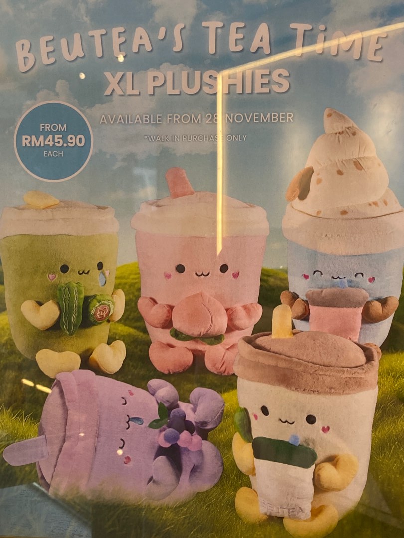 BEUTEA PLUSHIE XL & SMALL PLUSHIE & WHOLE SET 5 , Hobbies & Toys, Toys ...