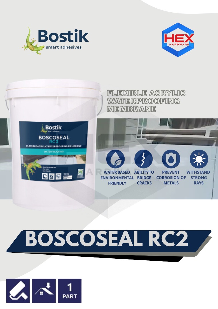 Bostik RC2 5KG Tile Adhesive | Heavy-Duty & Water-Resistant (MY Ready ...