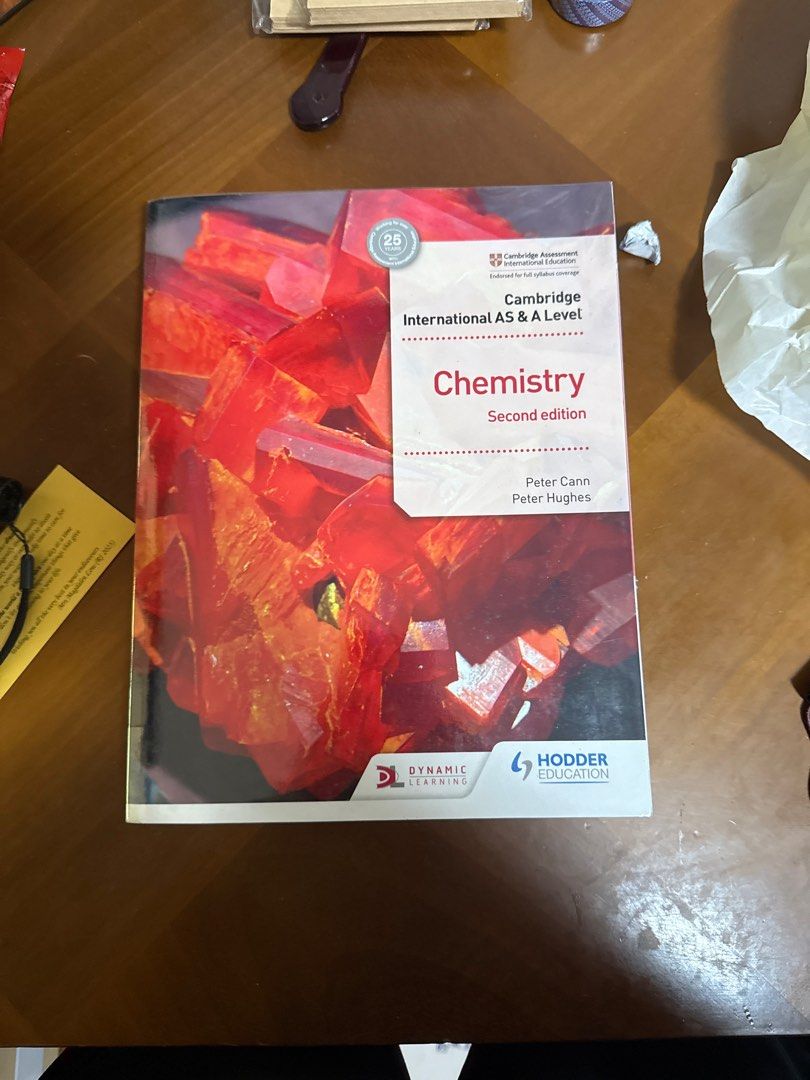 Cambridge International AS & A Level Chemistry Textbook, Hobbies & Toys ...