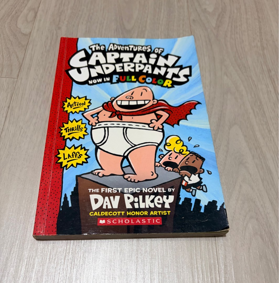 Captain Underpants: The First Epic Novel, Hobbies & Toys, Books ...