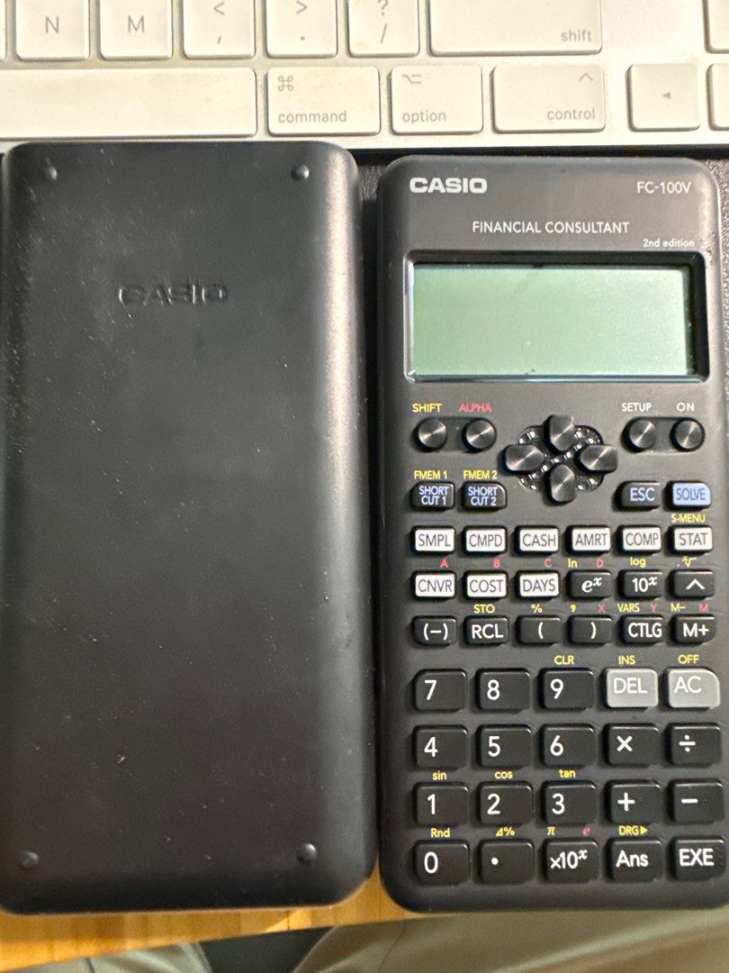 Casio FC-100V Financial Consultant Calculator, Computers & Tech, Office ...