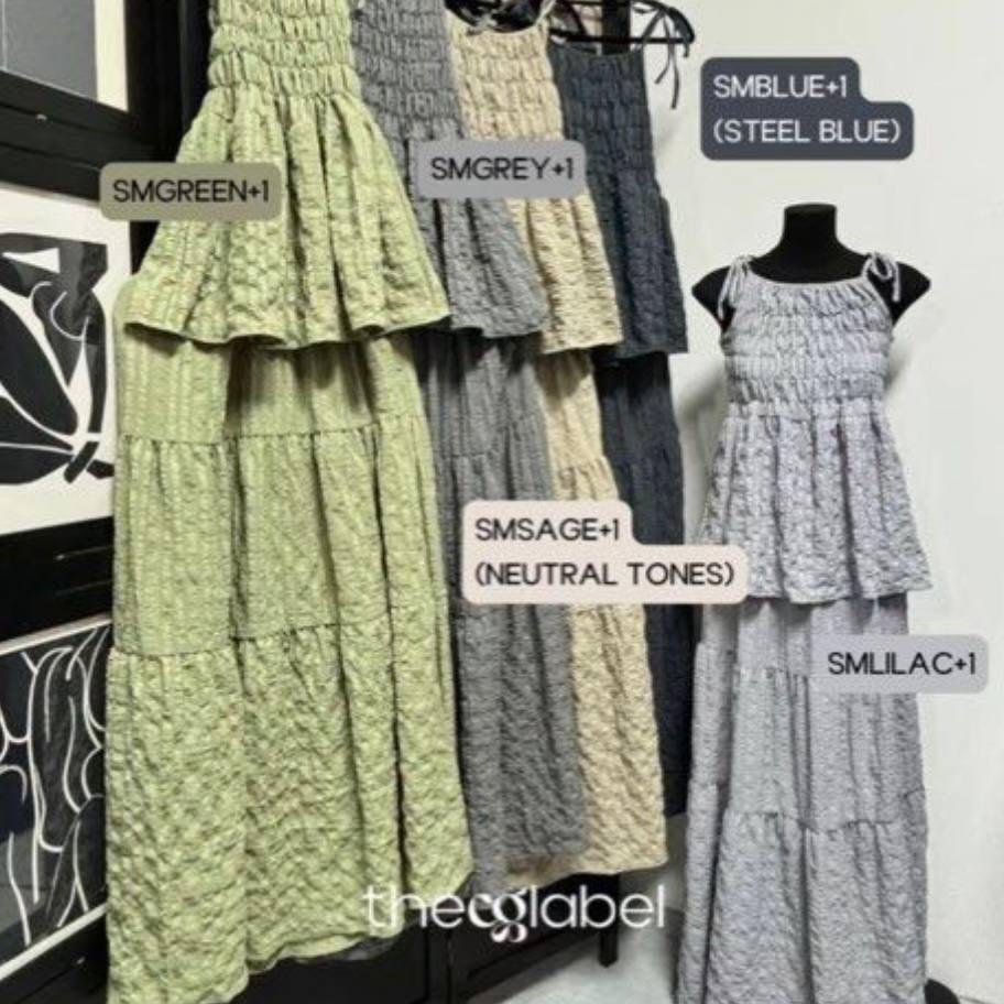 Cglabel foam smock set (FREE TRACKED MAIL), Women's Fashion, Dresses ...