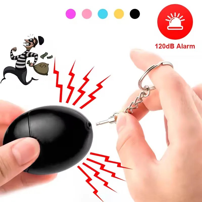 Cheap Self Defense Alarm 120dB Egg Shape Girl Women Security Protect ...