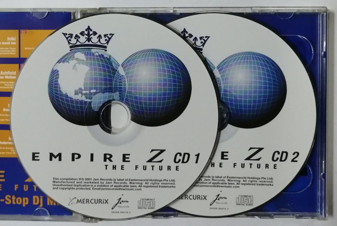 Empire Z - The Future (2CD) 554 Iniki Simon G Clearcut, Hobbies & Toys ...