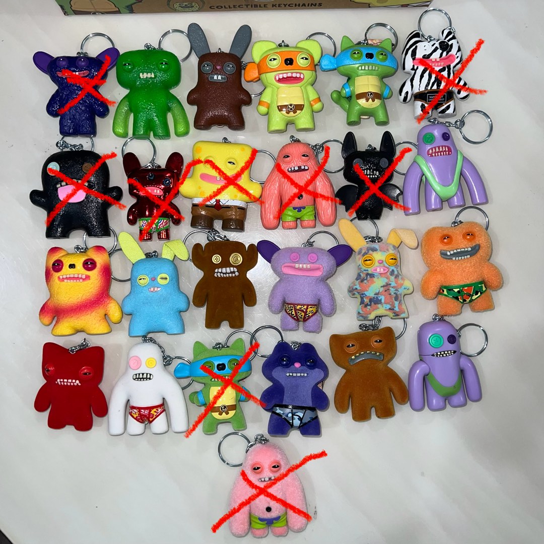 FUGGLERS keychain series 2, Hobbies & Toys, Collectibles & Memorabilia ...