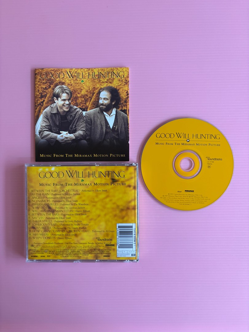 Good Will Hunting Music From The Miramax Motion Picture CD Soundtrack ...