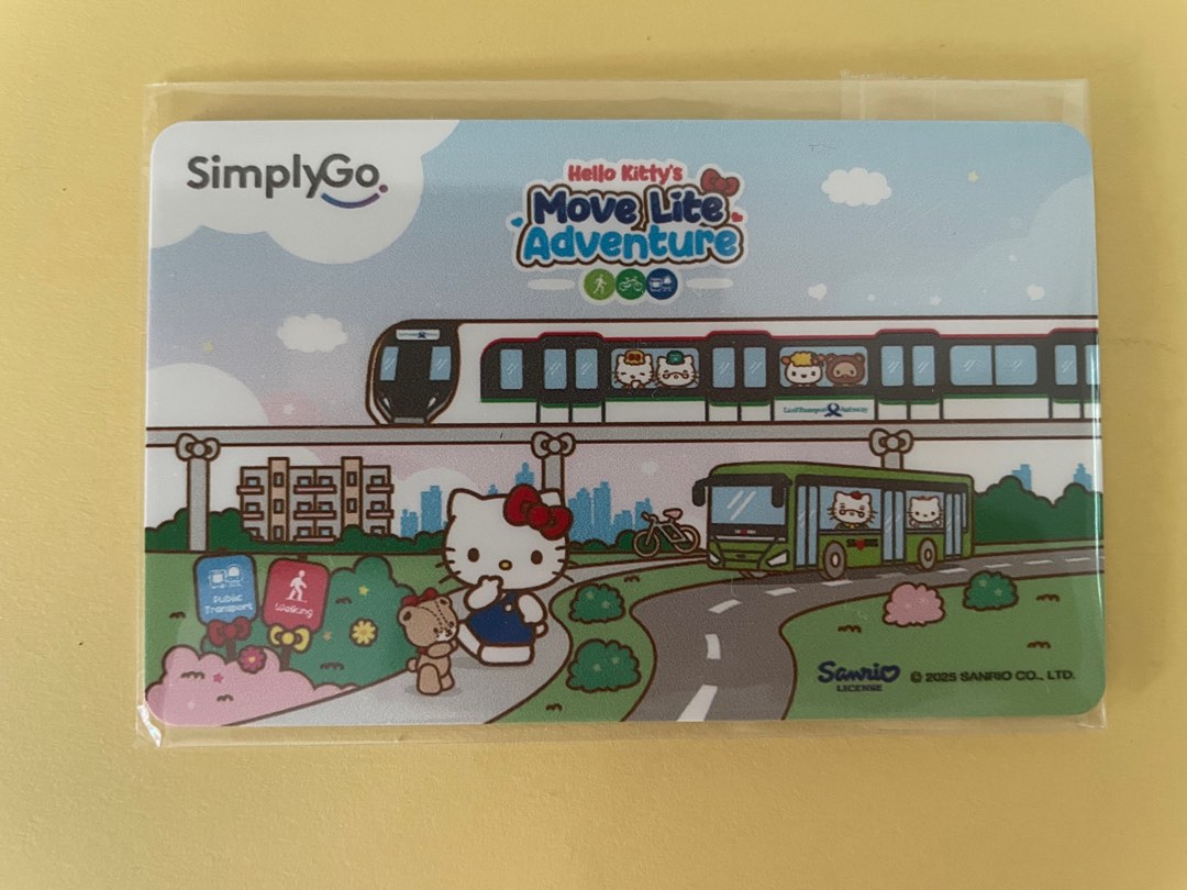 Hello Kitty SimplyGo EZ-Link Card, Hobbies & Toys, Travel, Travel ...