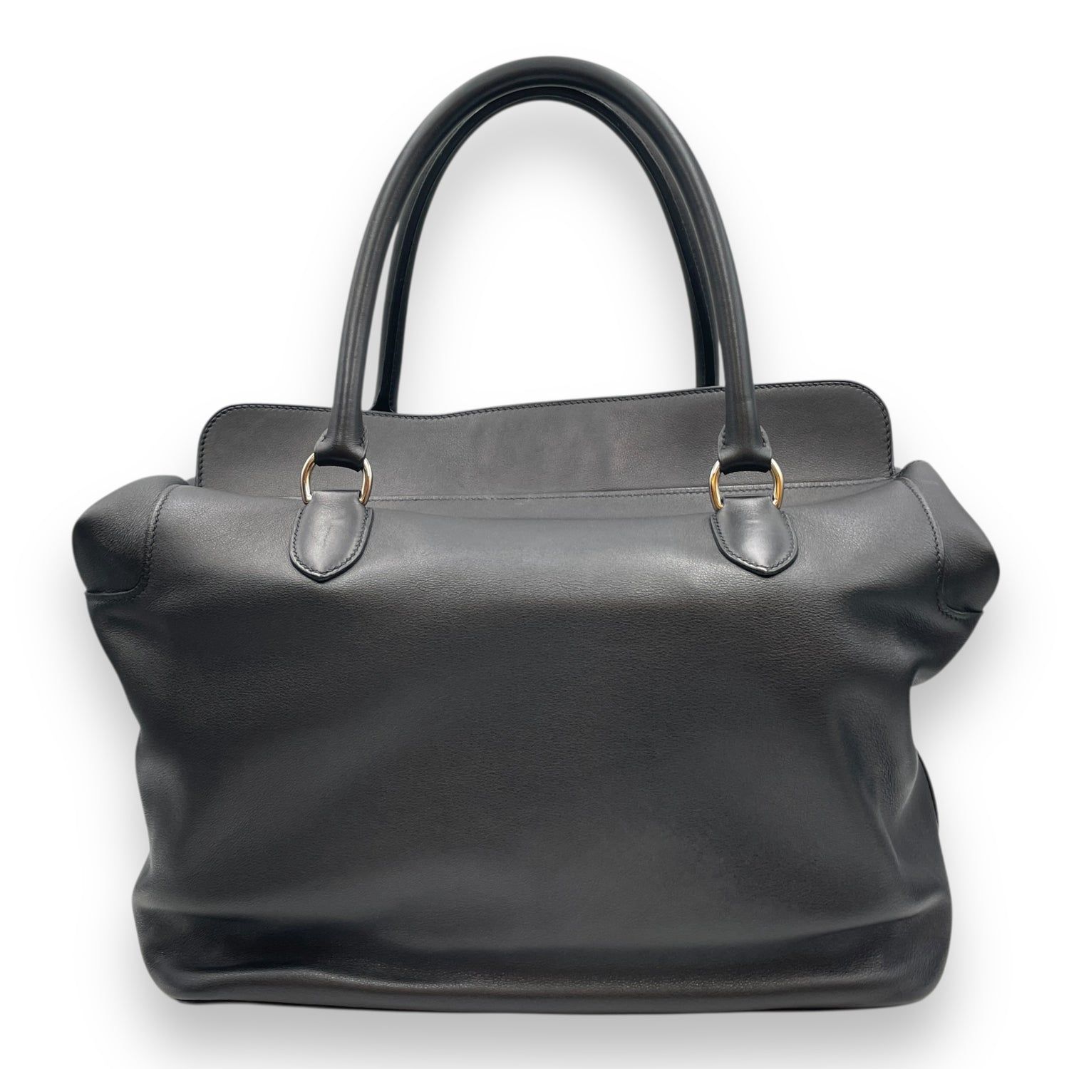 Hermès Toolbox 33 Black in Swift, Palladium hardware, Luxury, Bags ...