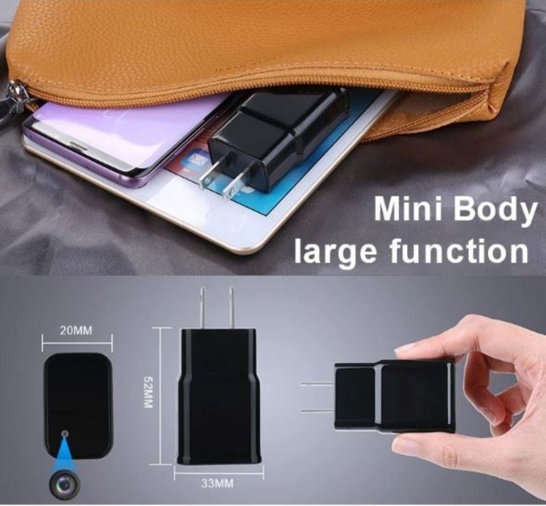 Hidden & Discreet!* 1080p HD IP Wifi Camera Spy Camera Camcorder CCTV ...