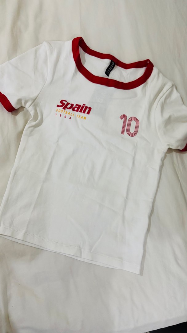 H&M Spain Football Team Jersey, Men's Fashion, Tops & Sets, Tshirts ...