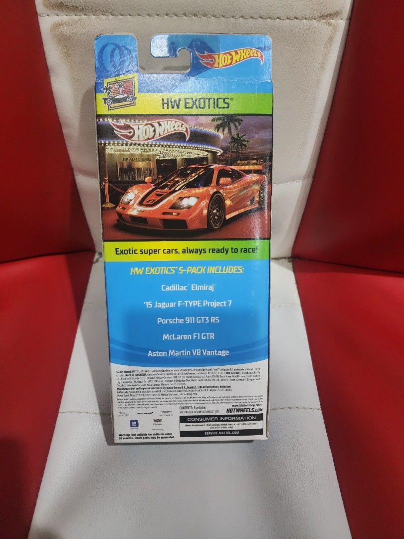 Hot Wheels HW Exotics 5-Pack, Hobbies & Toys, Toys & Games on Carousell