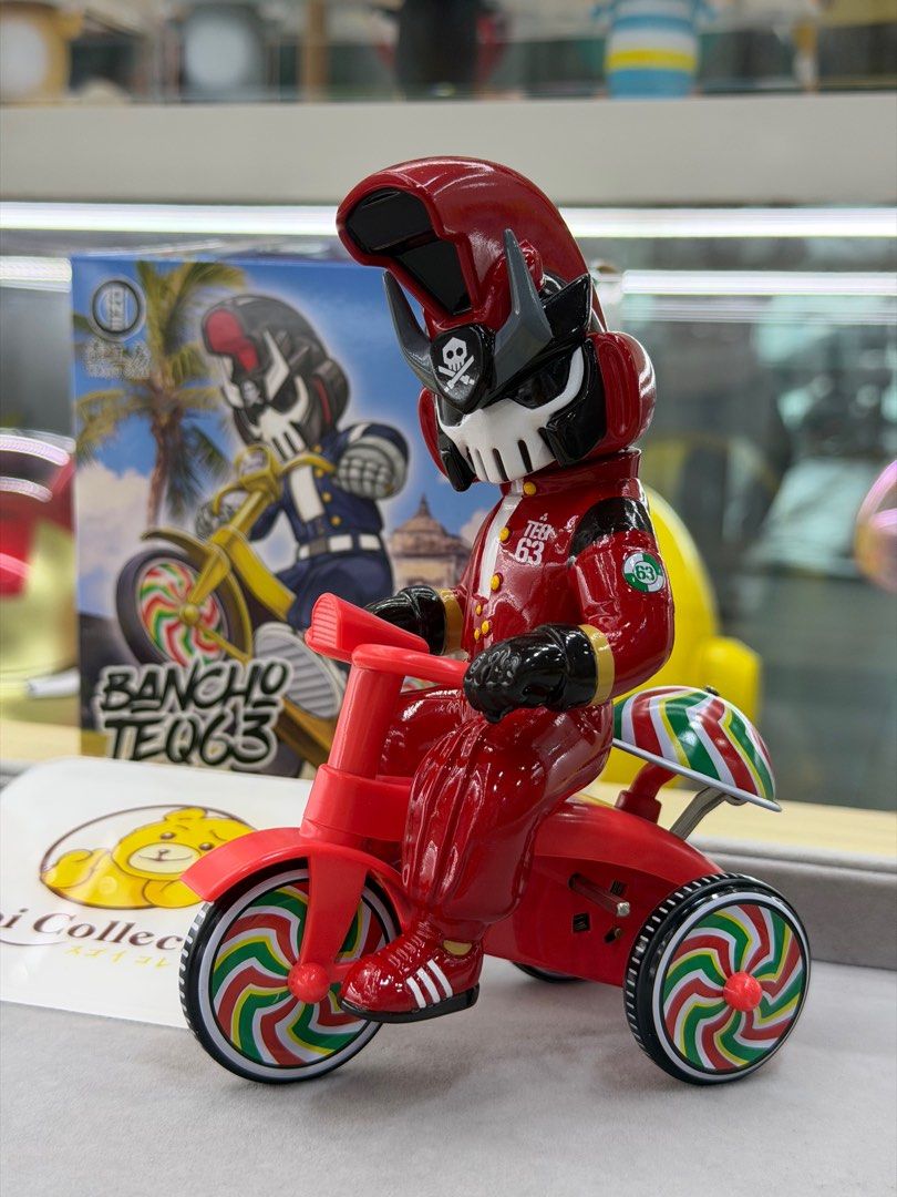 [In Stock] Quiccs Bancho TEQ63 Delinquent High School Super Bicycle Figure Red Ver. (Hong Kong ...