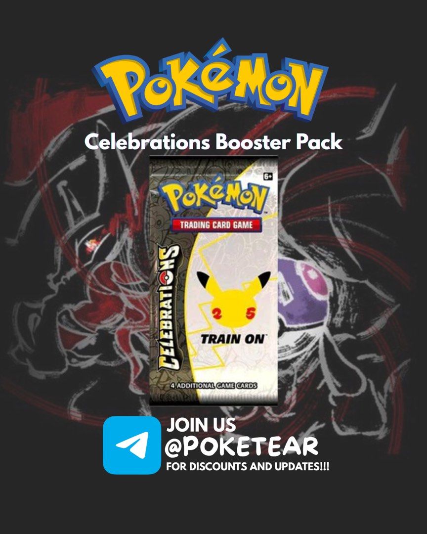 [IN-STOCK] 🎉 Pokemon SWSH Celebrations Booster Pack 🎉, Hobbies & Toys ...