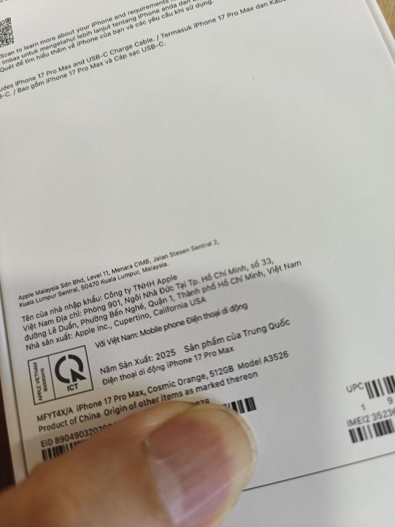 iPhone 17 Pro Max 512GB Cosmic Orange, Mobile Phones & Gadgets, Mobile ...