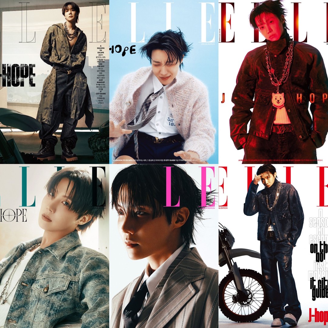 Jhope cover ELLE Korea DEC 2025 Special Edition pre order 代購, 興趣及遊戲, 收藏 ...