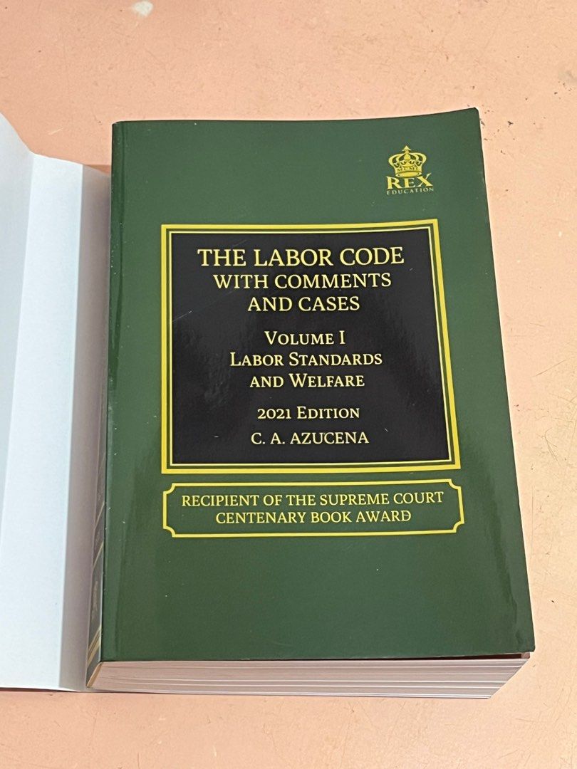 Labor Law and Social Legislations (by Azucena), Hobbies & Toys, Books ...