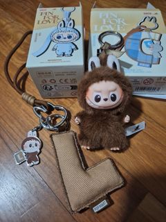 Labubu Pin for Love Series (Letter T), Hobbies & Toys, Toys & Games on Carousell