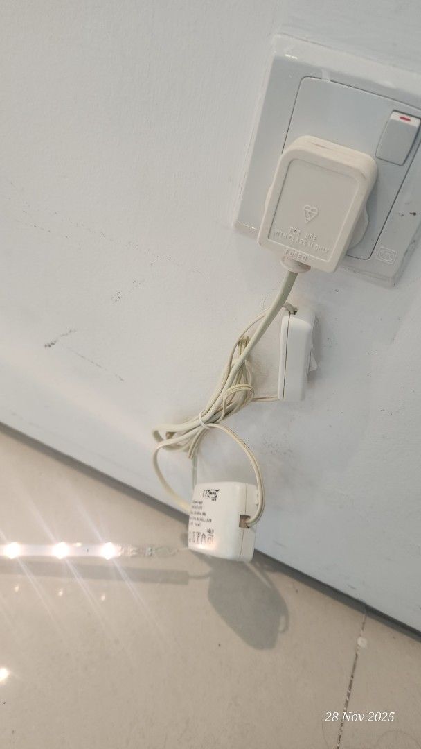Ikea 1.5m LED light strip, warm white, with a switch, Furniture & Home Living, Lighting & Fans ...