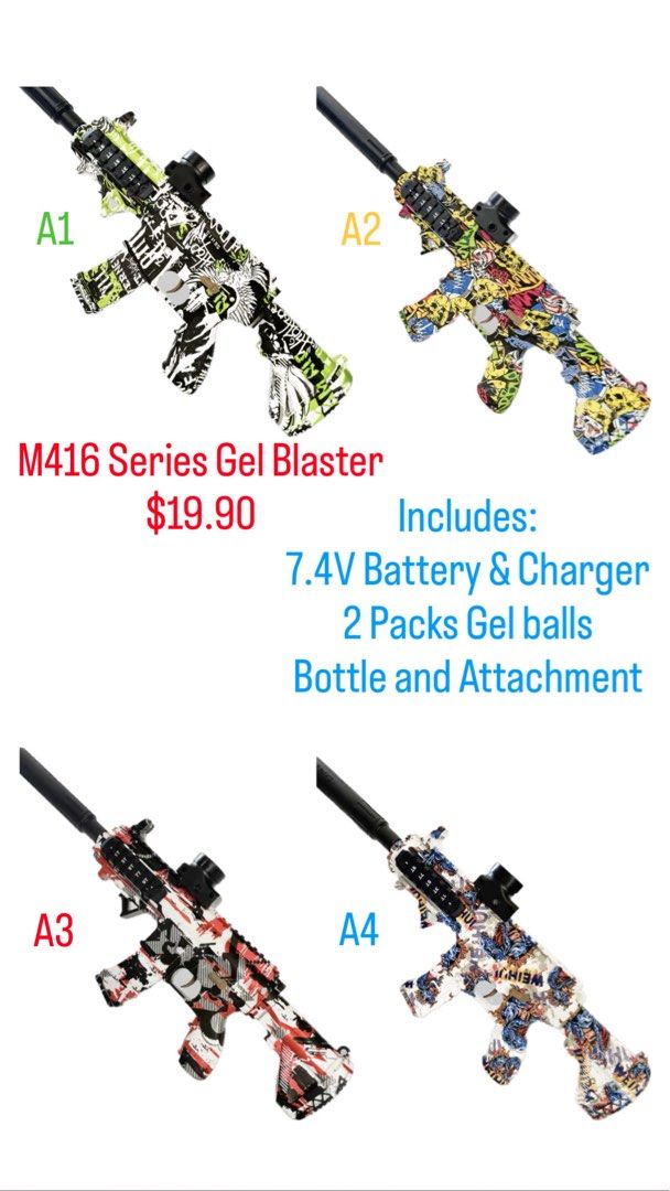 Gel Blaster Toy Gun Wbb gun Gel gun Glow in dark Tracer Gel Beads toy ...