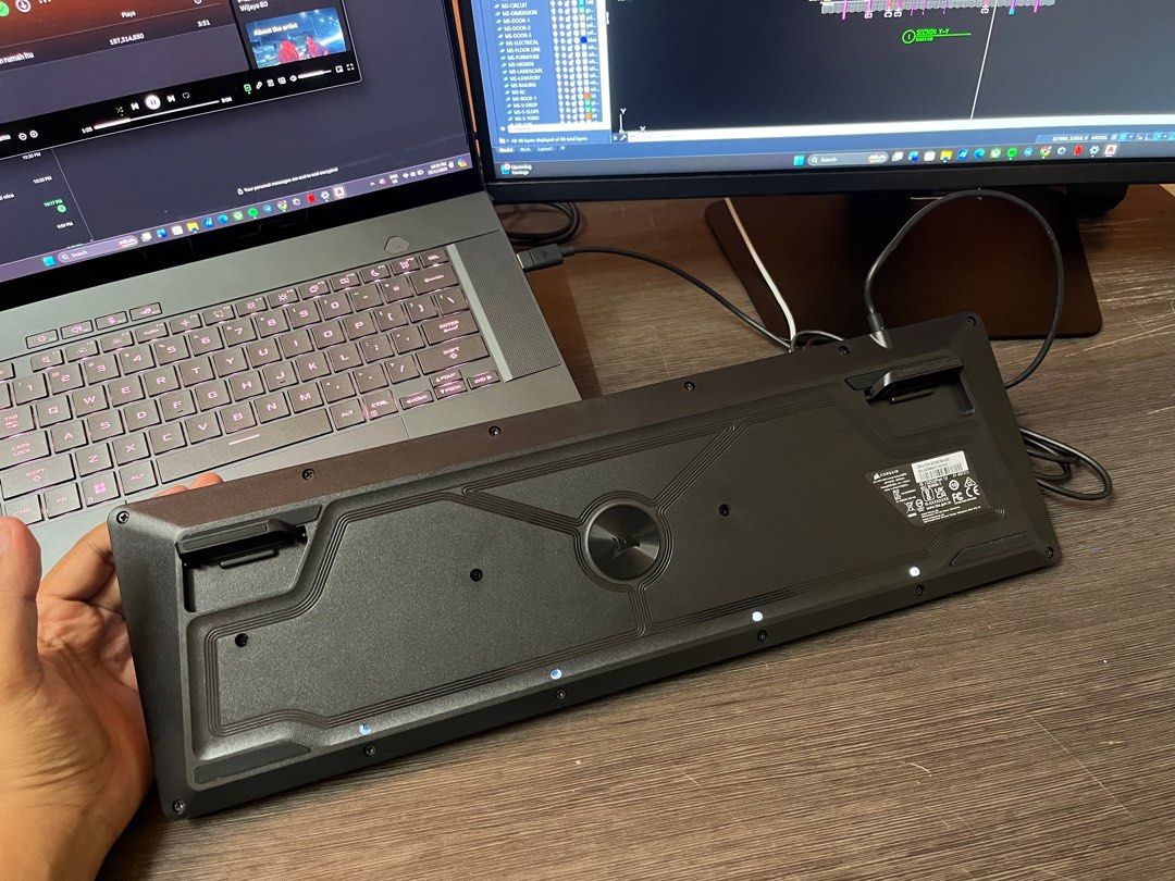 Mechanical Corsair K55 Core RGB Pro Gaming Keyboard, Computers & Tech ...