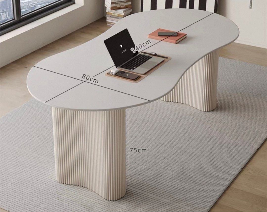 Modern Oval Office Table, Furniture & Home Living, Furniture, Tables ...