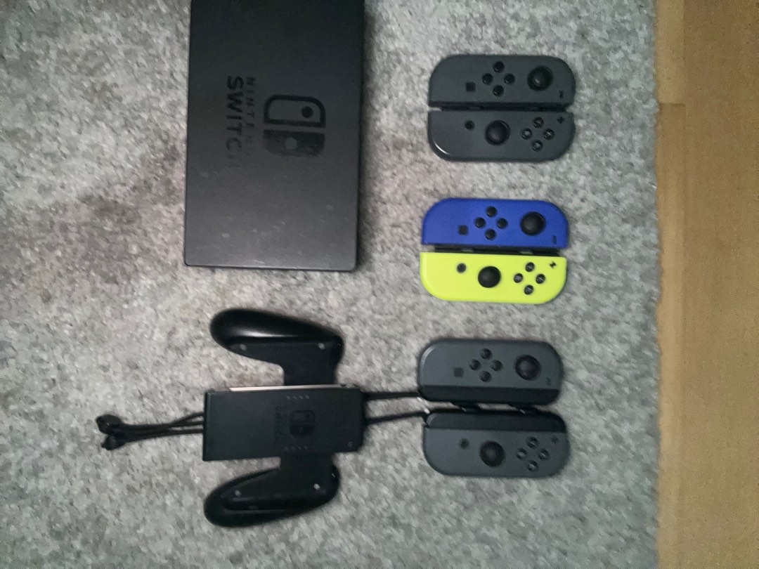 Nintendo Switch Console with Joy-Cons, Video Gaming, Video Game ...