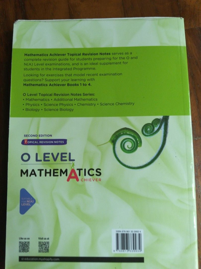 O Level E-Math Topical Revision Book, Hobbies & Toys, Books & Magazines ...
