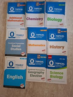 O Level Topical Exam Questions (Various Subjects), Hobbies & Toys ...