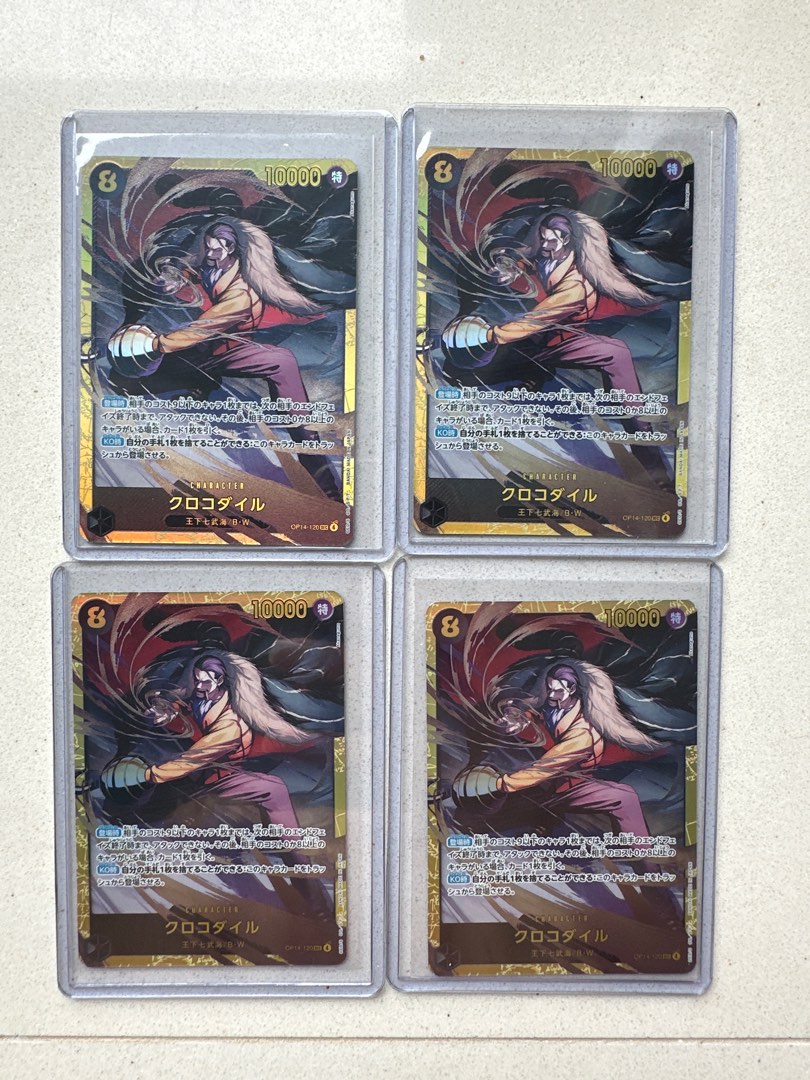 One Piece Card Game - Crocodile SEC OP14-120, Hobbies & Toys, Toys ...