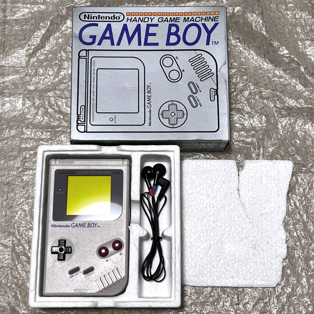 Original Game Boy Console DMG-01 Gray GAMEBOY bros., Video Gaming ...