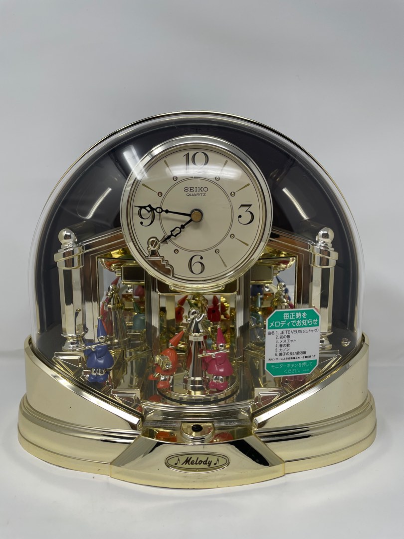 Original Seiko "Melodies in Motion" Musical Table clock from Japan ...
