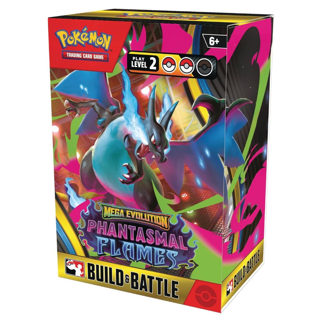 Pokemon ME02 Mega Evolution Phantasmal Flames Build & Battle Box ...