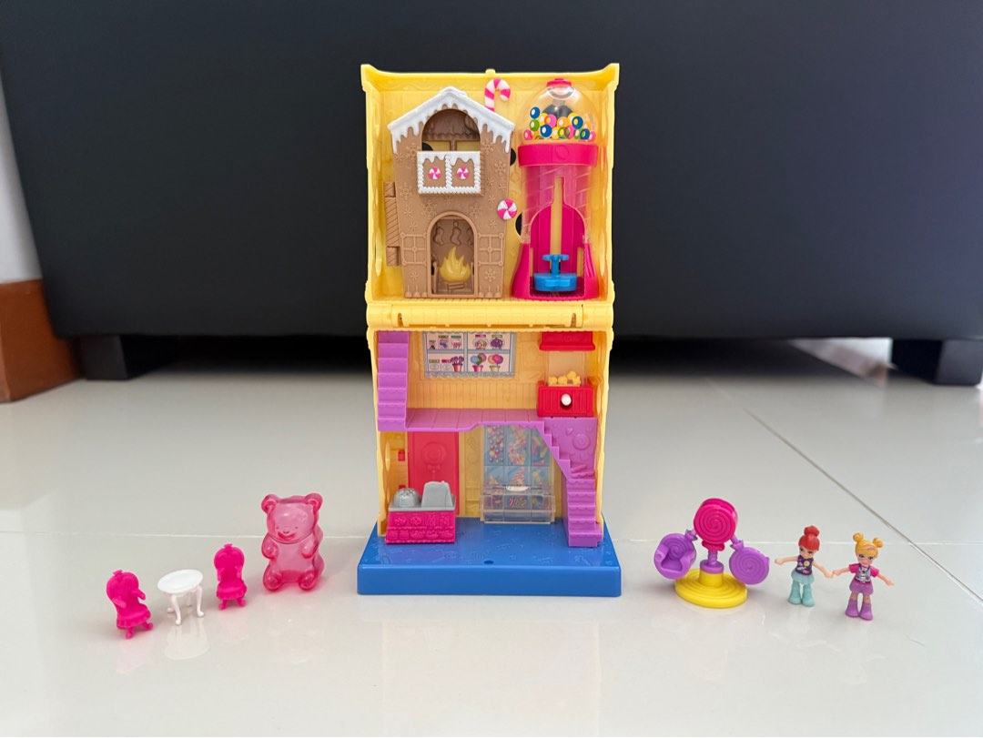 Polly Pocket Pollyville Candy Store Playset, Hobbies & Toys, Toys ...