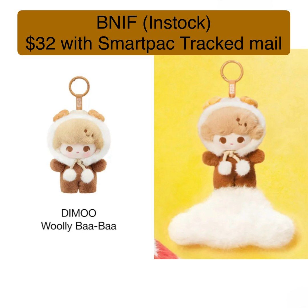 POP BEAN DIMOO - Woolly Baa-Baa Fluffy & Cozy Series-Plush Pendant ...