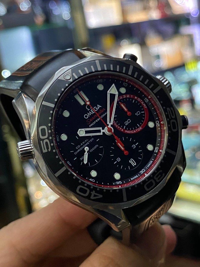 Pre-Owned 2013 Omega Seamaster Chronograph Emirates Team New Zealand ...
