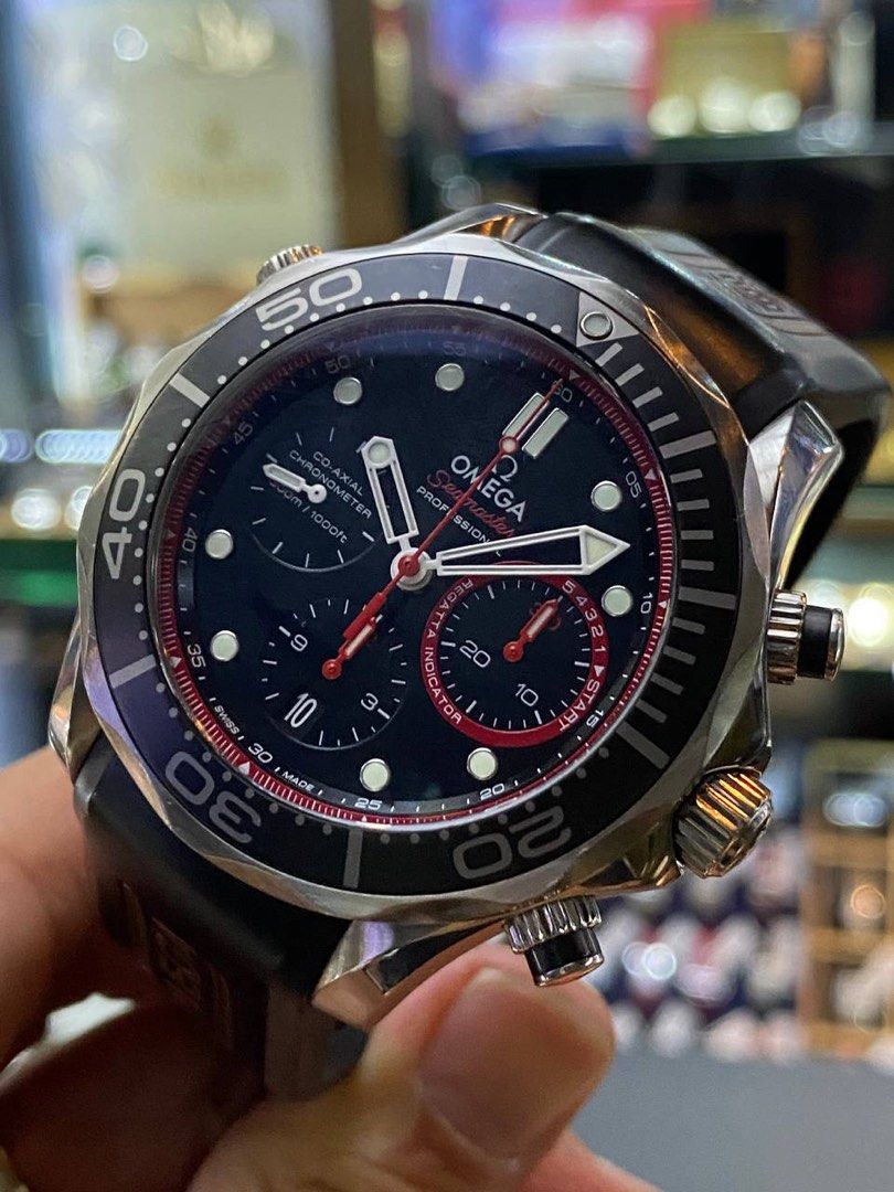 Pre-Owned 2013 Omega Seamaster Chronograph Emirates Team New Zealand ...