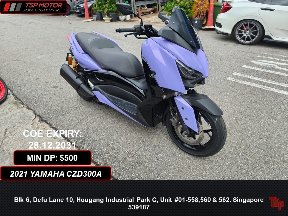 PRE-OWNED 2021 YAMAHA CZD300A/XMAX300, Motorcycles, Motorcycles for ...