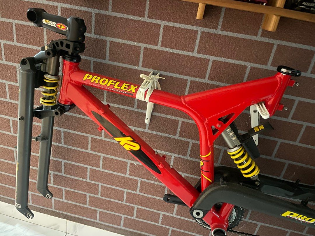 Proflex K2 Mountain Bike Frame - Red, Sports Equipment, Bicycles ...