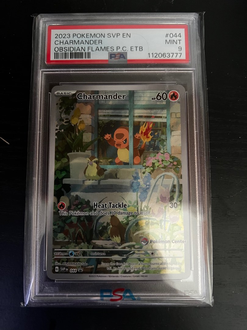 PSA 9 Charmander Obsidian Flames PC ETB, Hobbies & Toys, Toys & Games ...